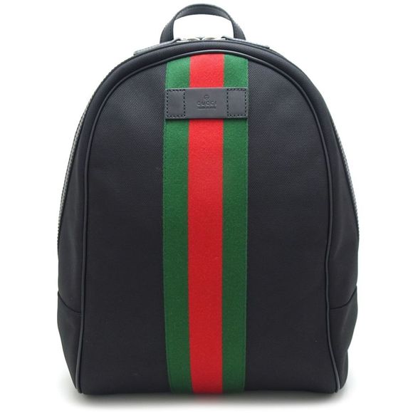 Gucci | Bags | Gucci Gucci Sherry Line 6398 Rucksack Canvas Black ...